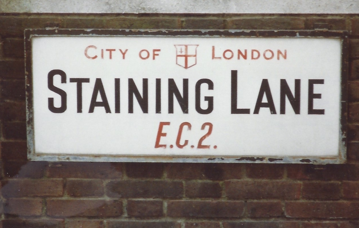 Carting, Mincing, and Staining Lanes: London’s verb streets ...